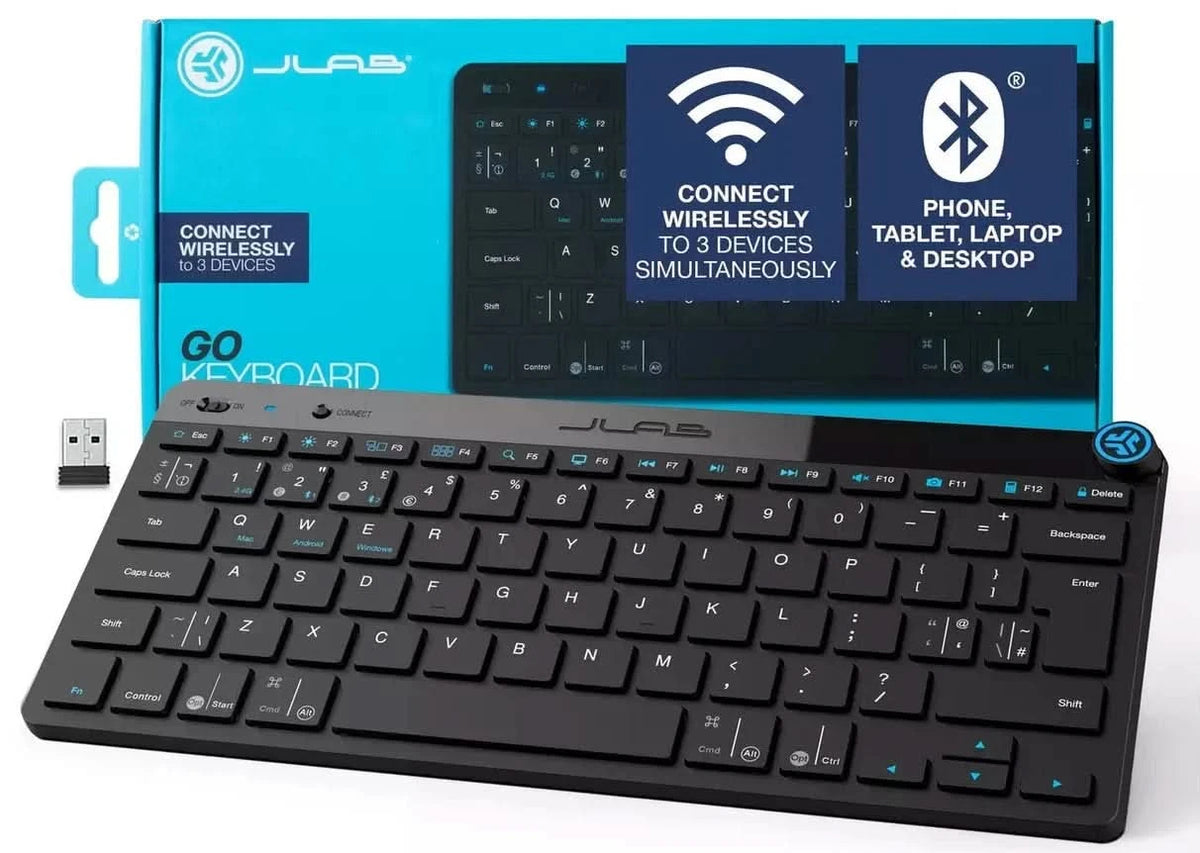 JLab GO Wireless Keyboard - Compact, Versatile, Stylish