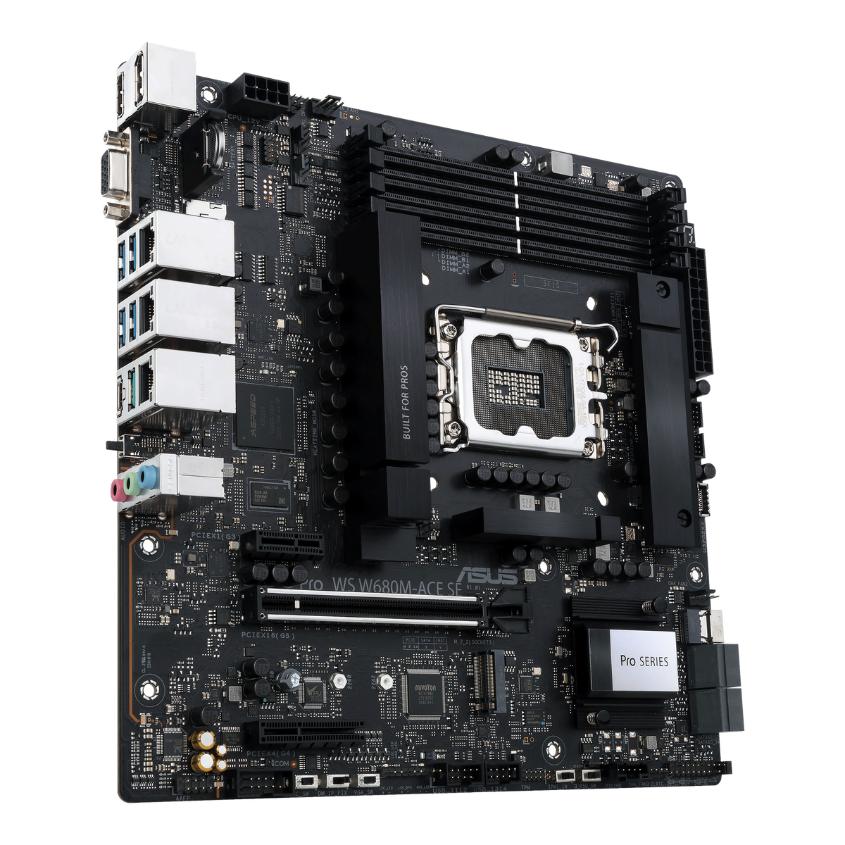 ASUS Pro WS W680M-ACE SE: Compact Intel W680 Micro ATX Board
