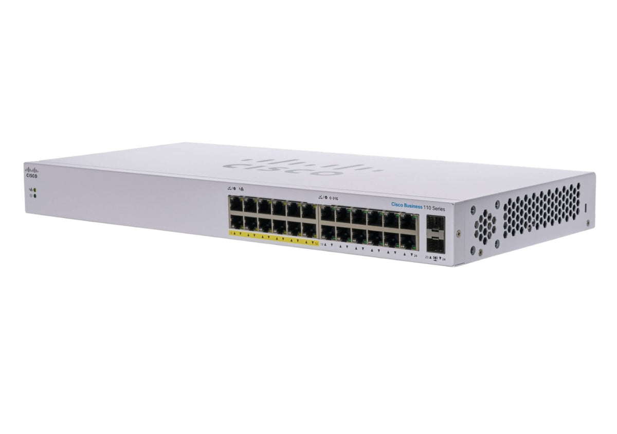 Cisco Business CBS110-24PP-D Unmanaged Switch | 24 Port GE | Partial ...